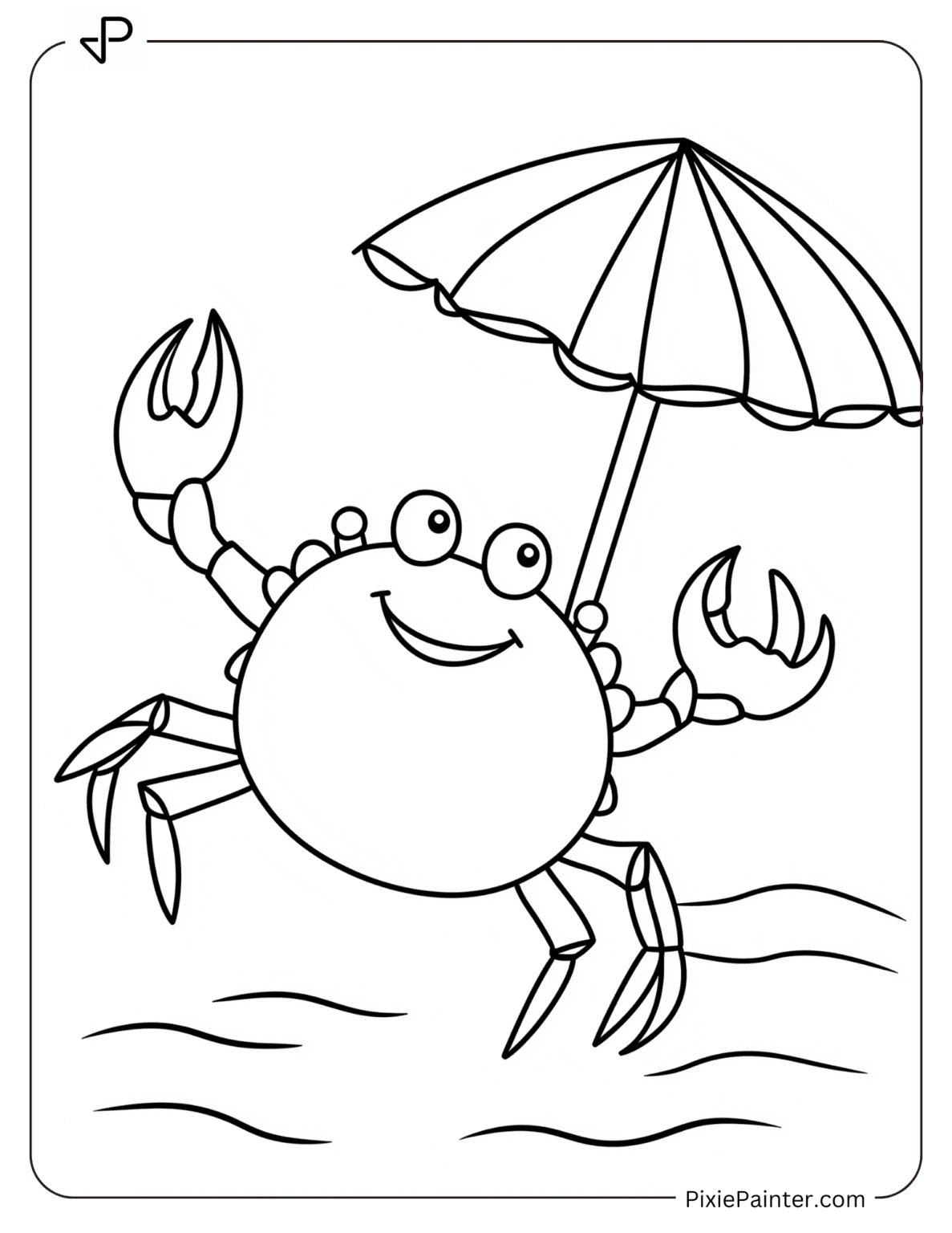 30 Crab Coloring Pages [Free PDFs] - Pixie Painter