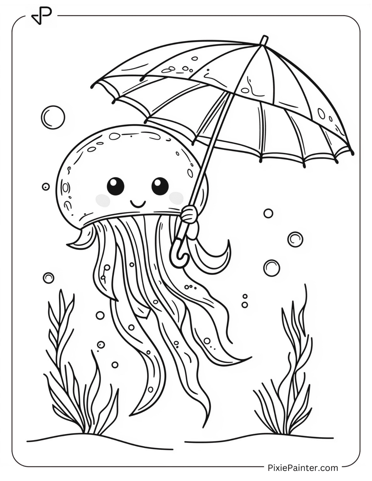 30 Jellyfish Coloring Pages [Free PDFs] - Pixie Painter