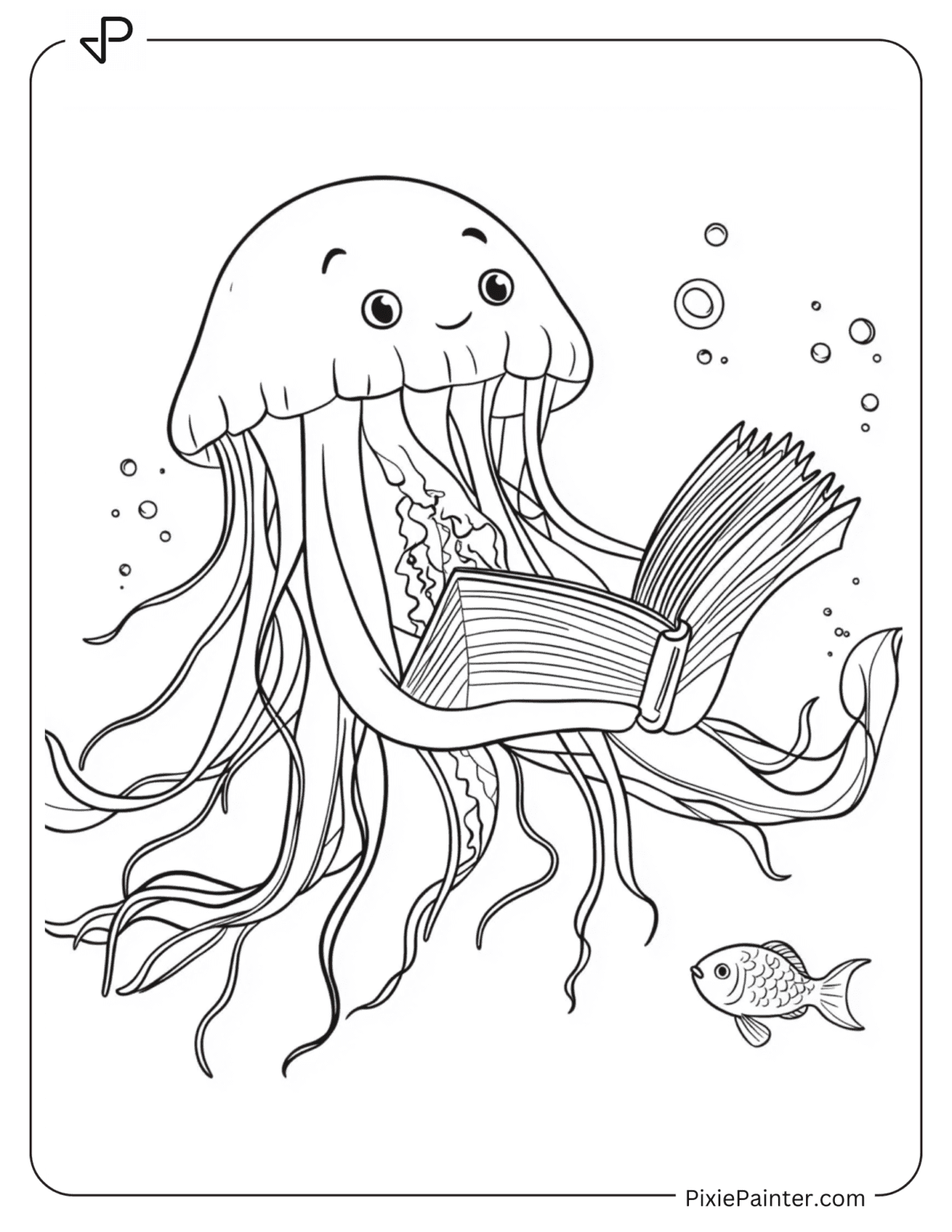 30 Jellyfish Coloring Pages [Free PDFs] - Pixie Painter