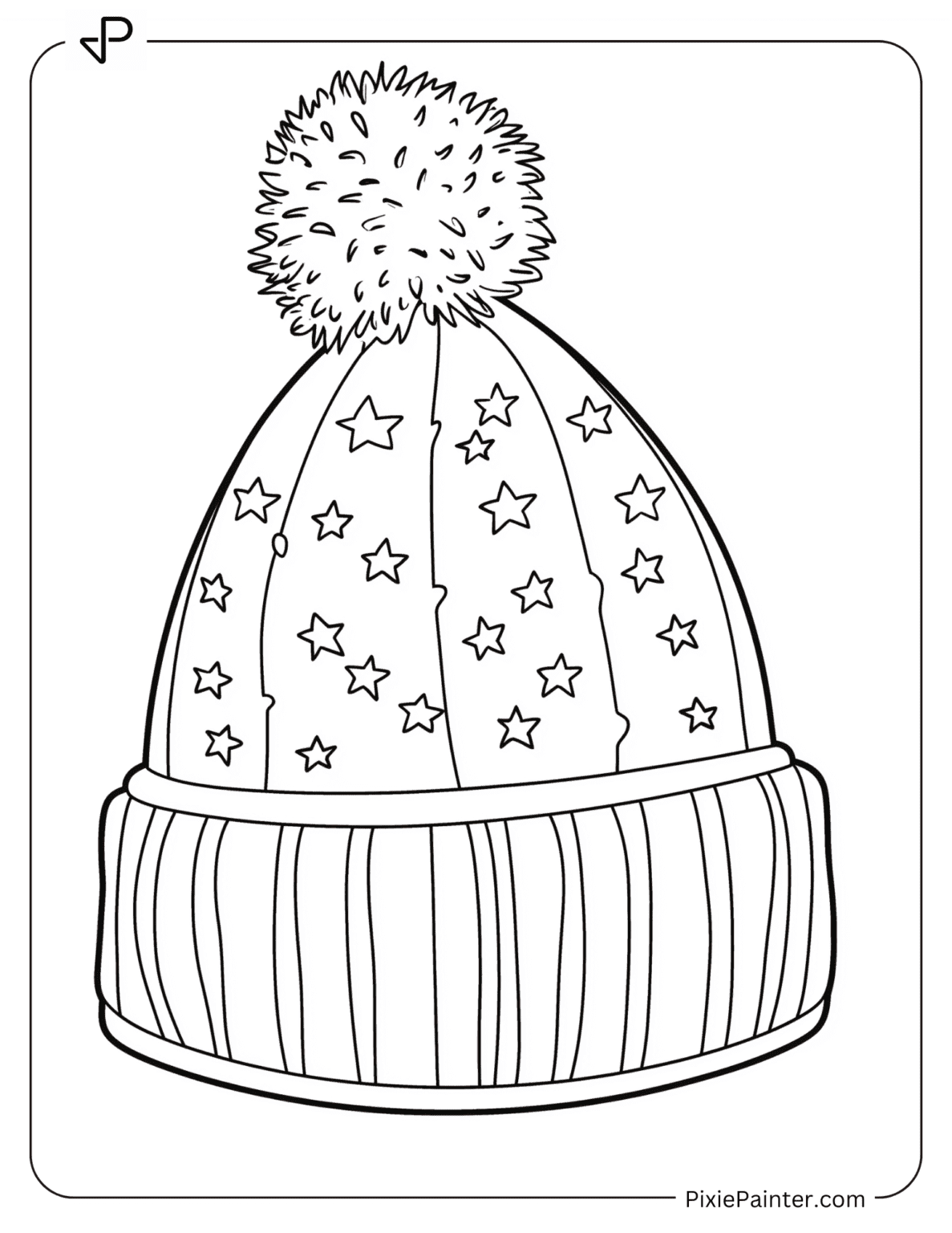 20 Winter Hat Coloring Pages [Free PDFs] - Pixie Painter