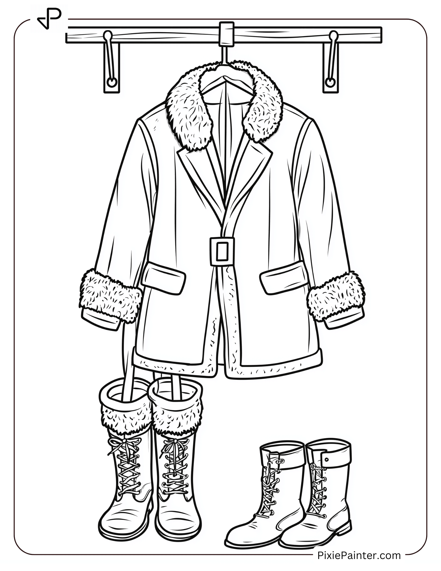 26 Santa Suit Coloring Pages [Free PDFs] - Pixie Painter