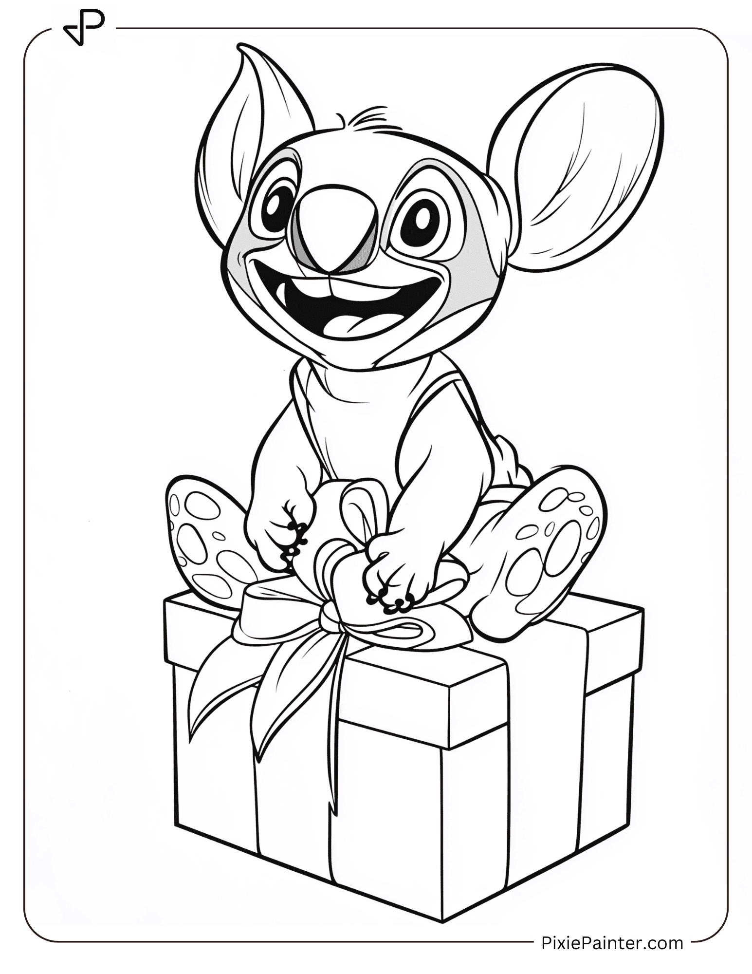 40 Stitch Christmas Coloring Pages [Free PDFs]