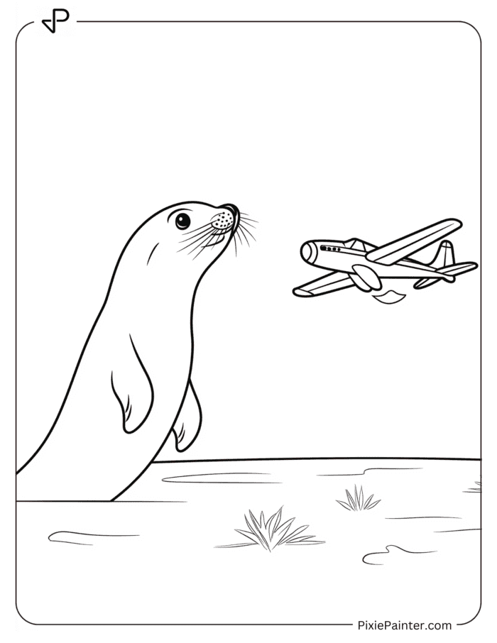 30 Seal Coloring Pages [Free PDFs] - Pixie Painter