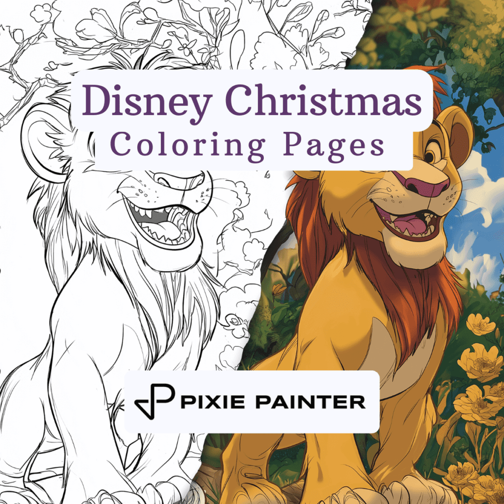 44 Disney Christmas Coloring Pages [Free PDFs]