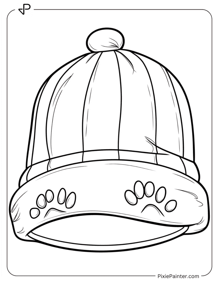 20 Winter Hat Coloring Pages [Free PDFs] - Pixie Painter