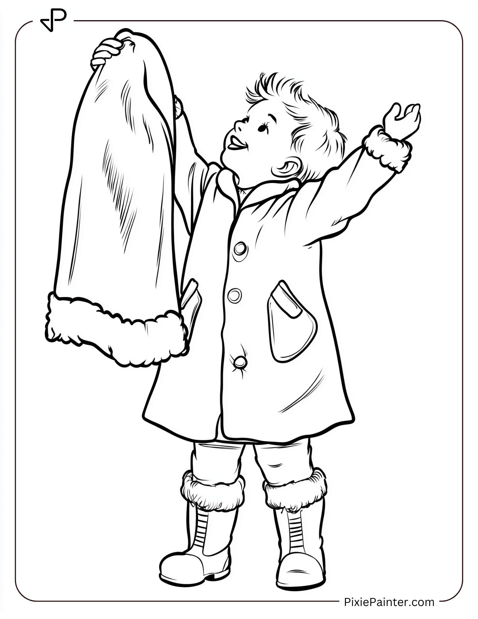 26 Santa Suit Coloring Pages [Free PDFs] - Pixie Painter