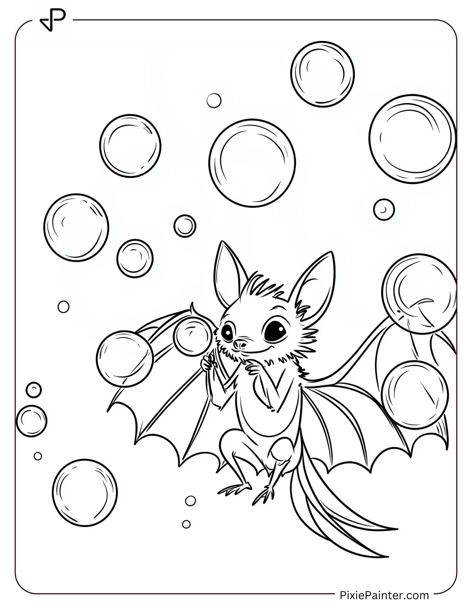 24 Bat Coloring Pages [Free PDFs] - Pixie Painter