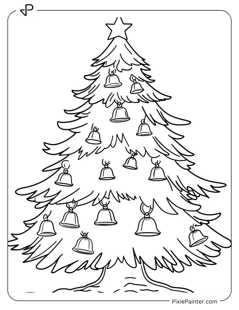 36 Giant Christmas Tree Coloring Pages [Free PDFs]