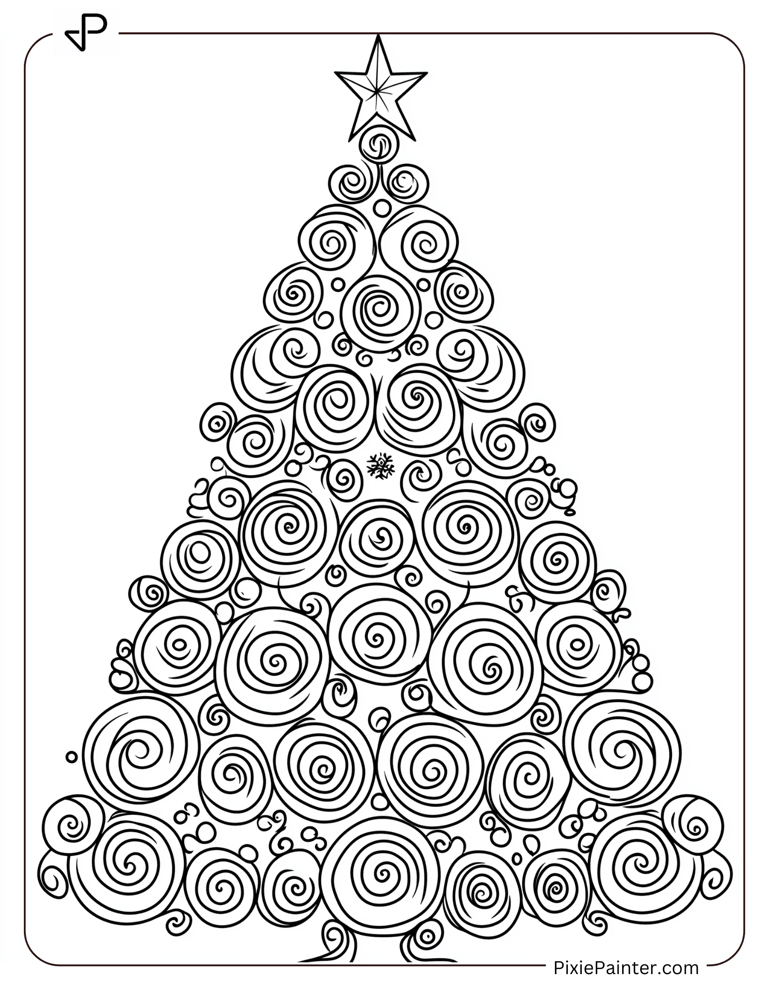 36 Giant Christmas Tree Coloring Pages [Free PDFs]