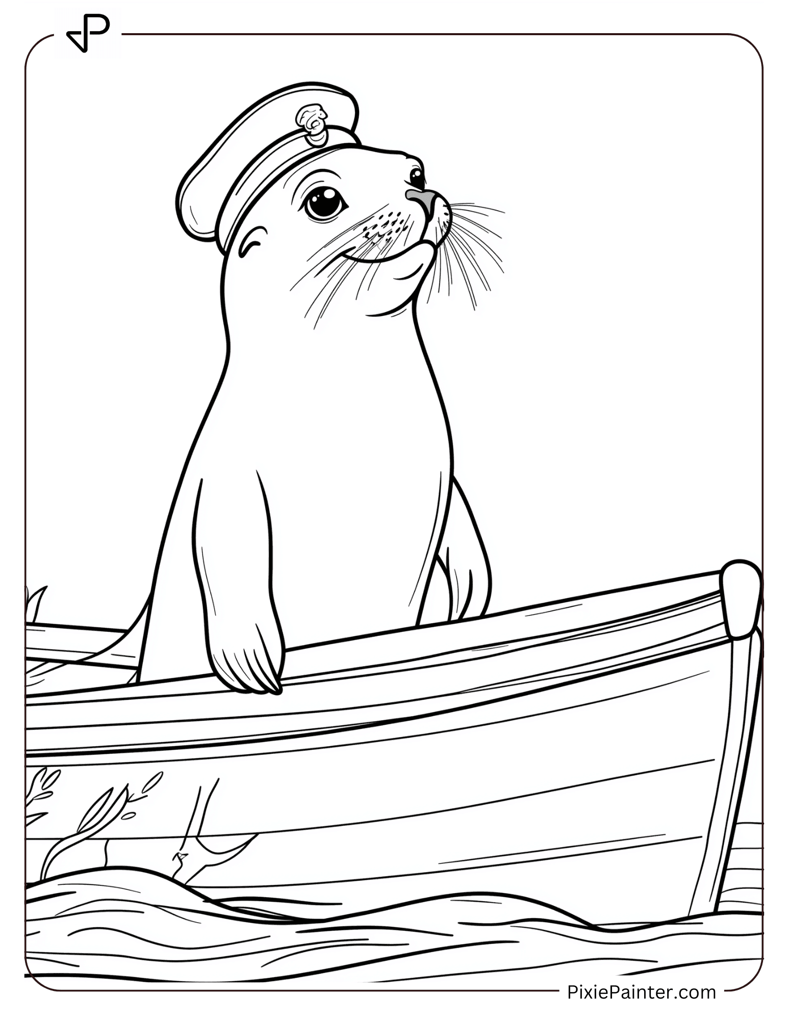 30 Sea Lion Coloring Pages [Free PDFs] - Pixie Painter