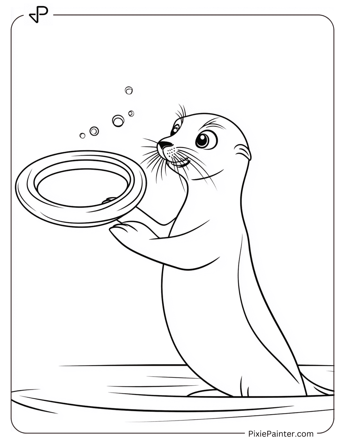 30 Sea Lion Coloring Pages [Free PDFs] - Pixie Painter