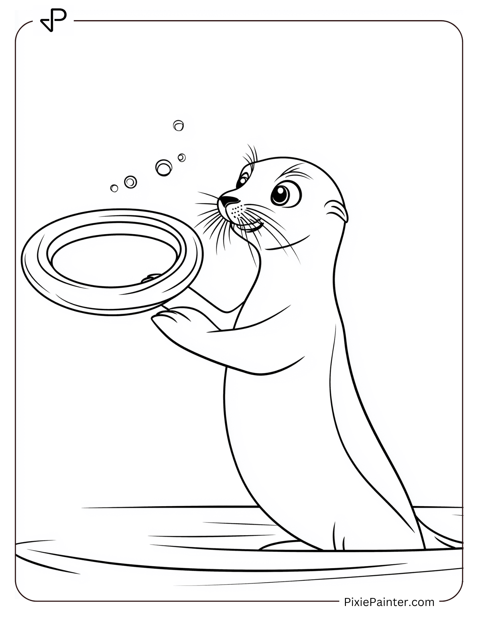 30 Sea Lion Coloring Pages [Free PDFs] - Pixie Painter