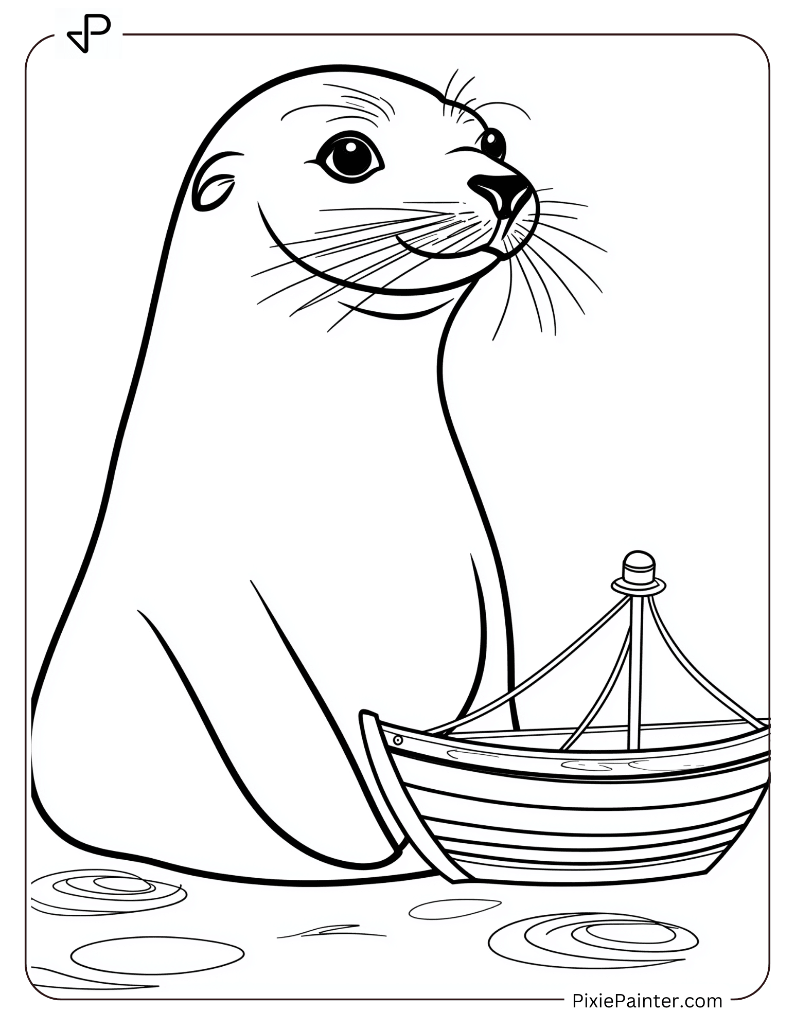 30 Sea Lion Coloring Pages [Free PDFs] - Pixie Painter