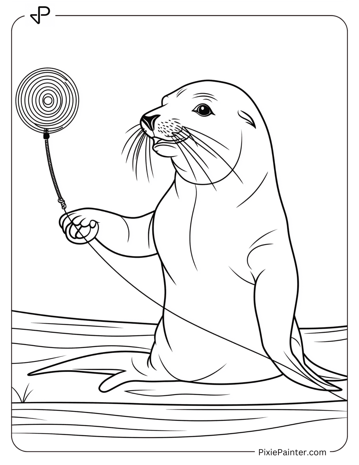 30 Sea Lion Coloring Pages [Free PDFs] - Pixie Painter