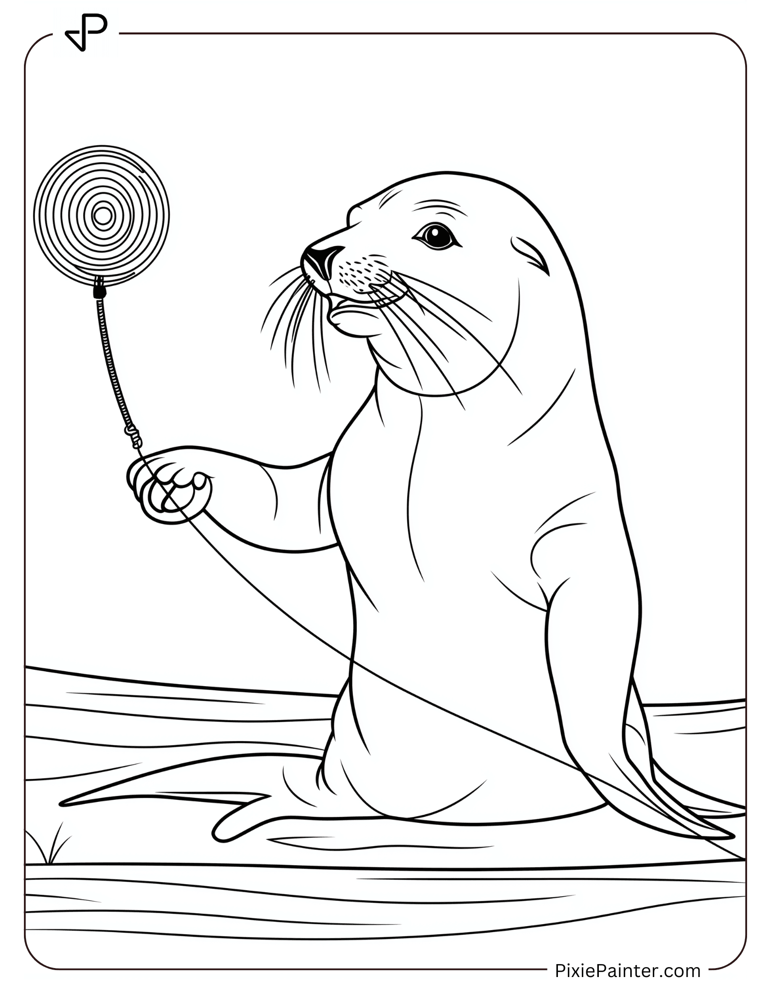 30 Sea Lion Coloring Pages [Free PDFs] - Pixie Painter