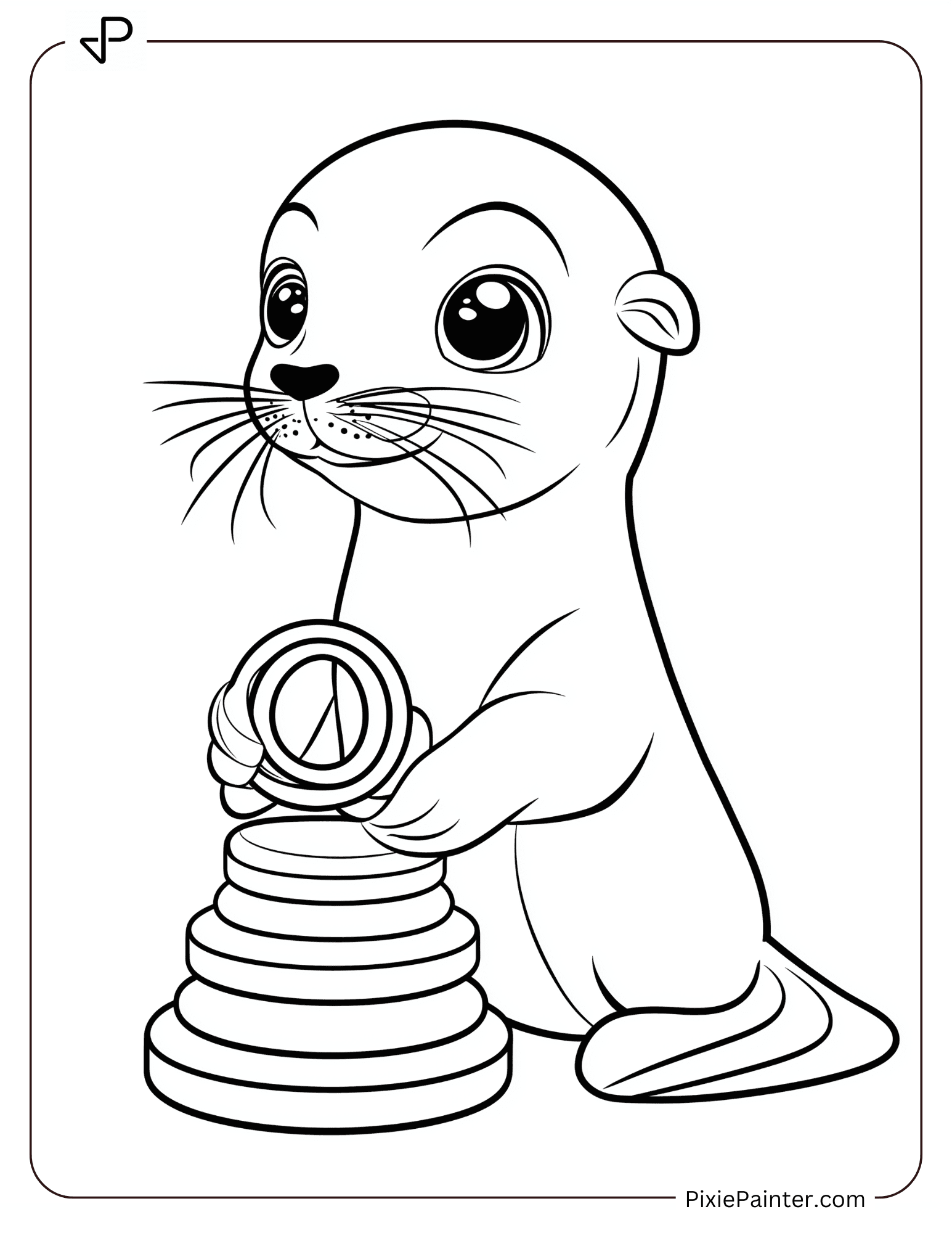 30 Sea Lion Coloring Pages [Free PDFs] - Pixie Painter