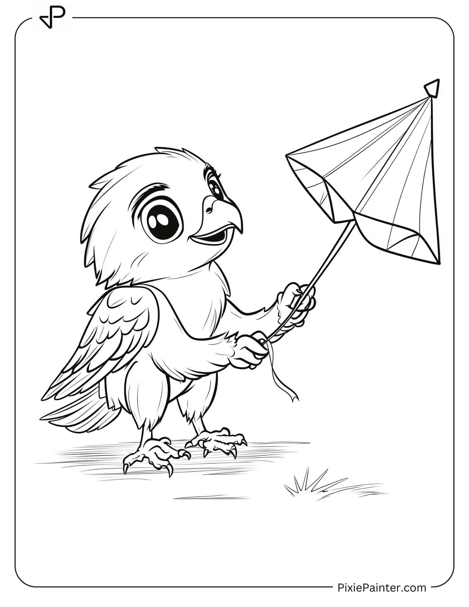 30 Hawk Coloring Pages [Free PDFs] - Pixie Painter