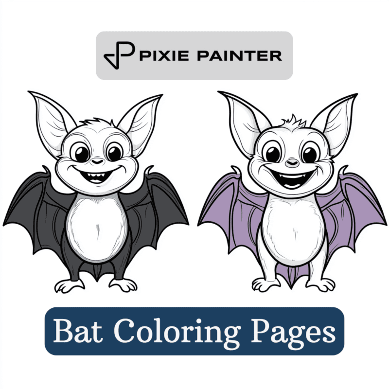24 Bat Coloring Pages [Free PDFs] - Pixie Painter