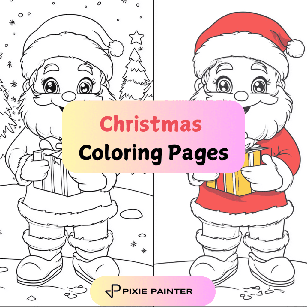 32 Christmas Coloring Pages for Kids [Free PDFs] - Pixie Painter