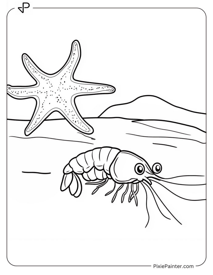 30 Shrimp Coloring Pages [Free PDFs] - Pixie Painter