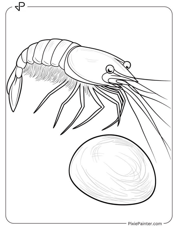30 Shrimp Coloring Pages [Free PDFs] - Pixie Painter