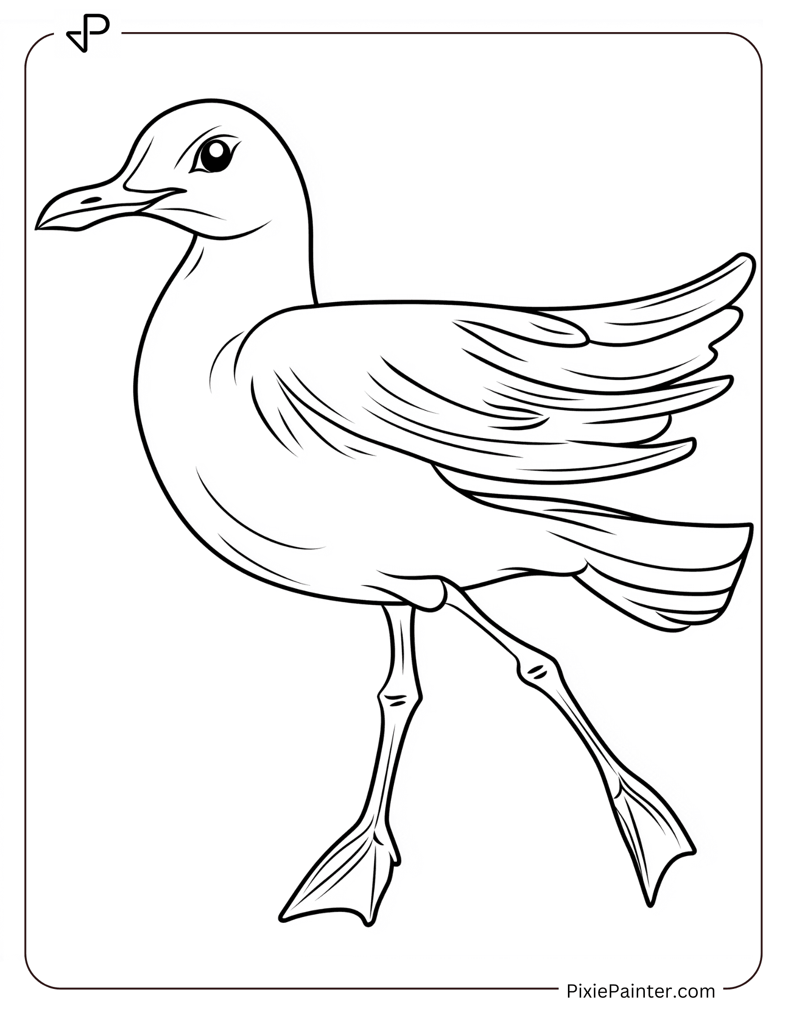 31 Seagull Coloring Pages [Free PDFs] - Pixie Painter