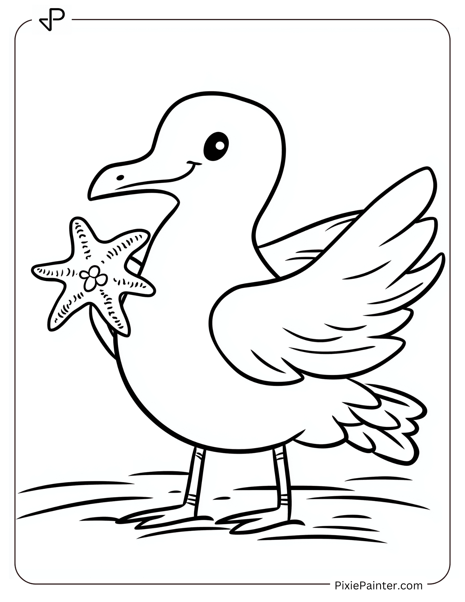 31 Seagull Coloring Pages [Free PDFs] - Pixie Painter