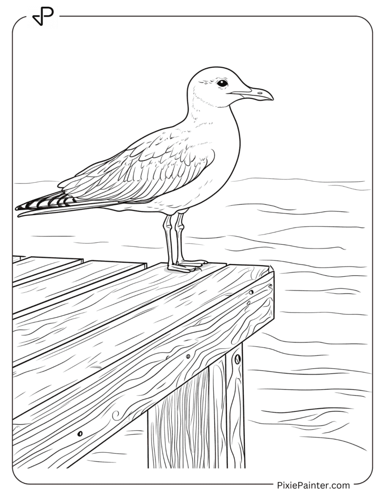 31 Seagull Coloring Pages [Free PDFs] - Pixie Painter
