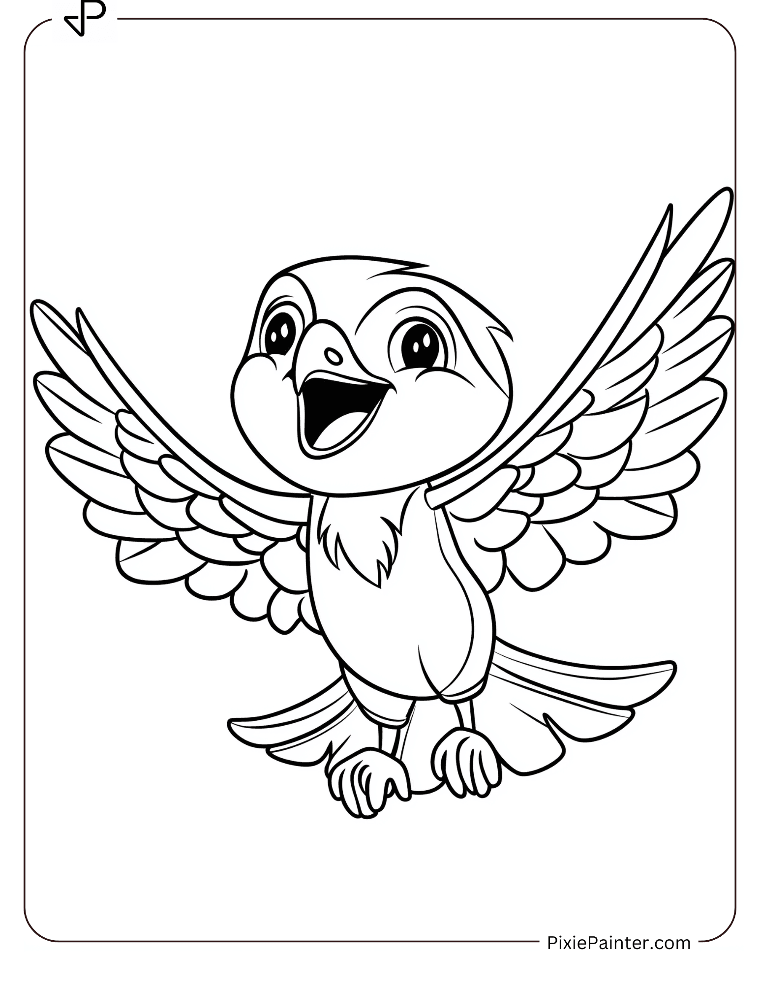 30 Hawk Coloring Pages [Free PDFs] - Pixie Painter