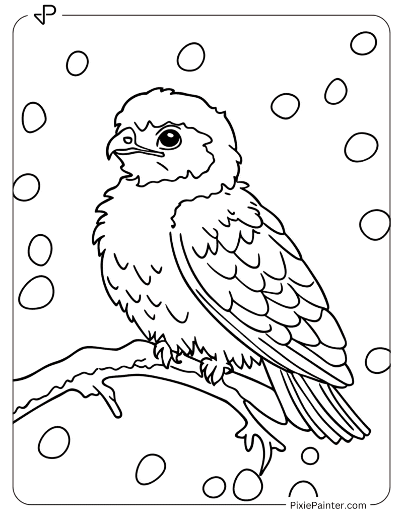 30 Hawk Coloring Pages [Free PDFs] - Pixie Painter