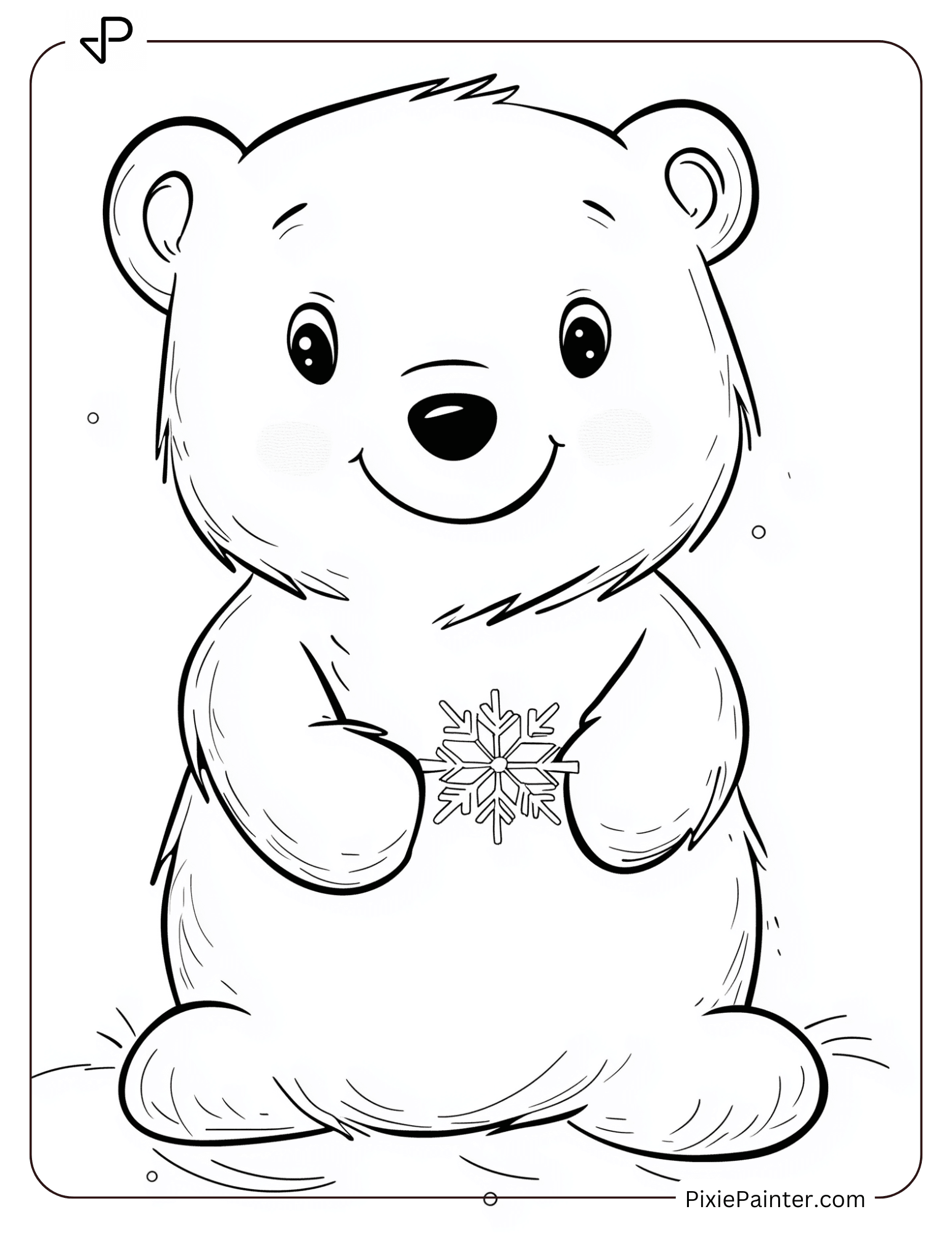 30 Winter Animal Coloring Pages [Free PDFs] - Pixie Painter