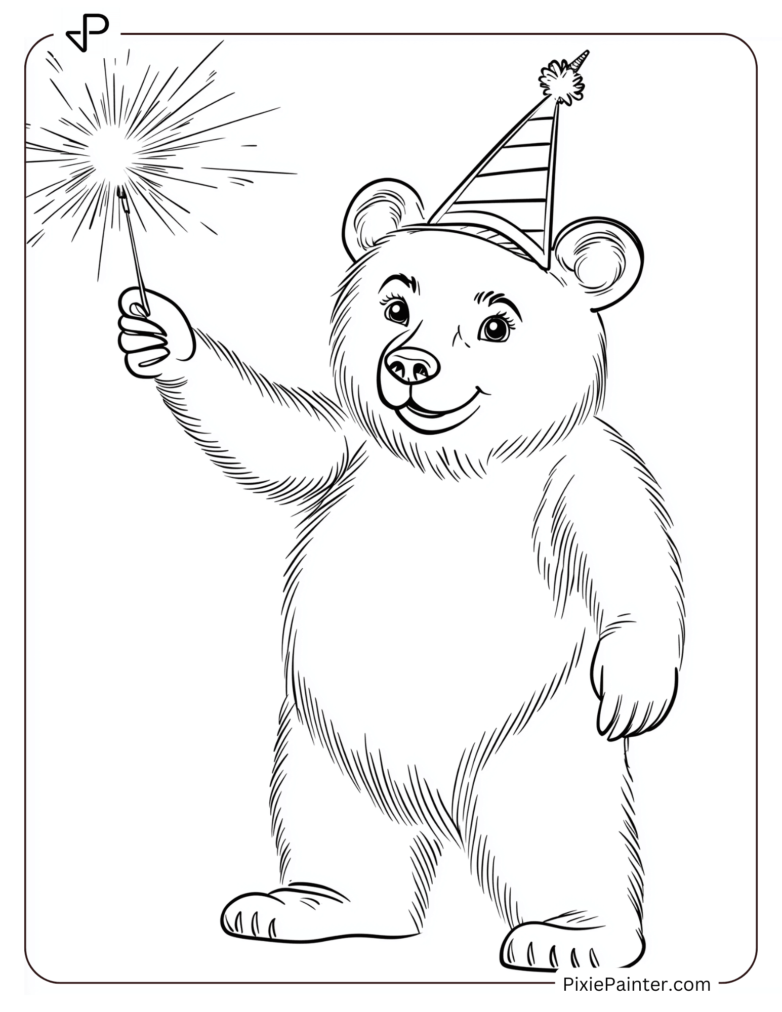 29 New Year's Eve Coloring Pages [Free PDFs] - Pixie Painter