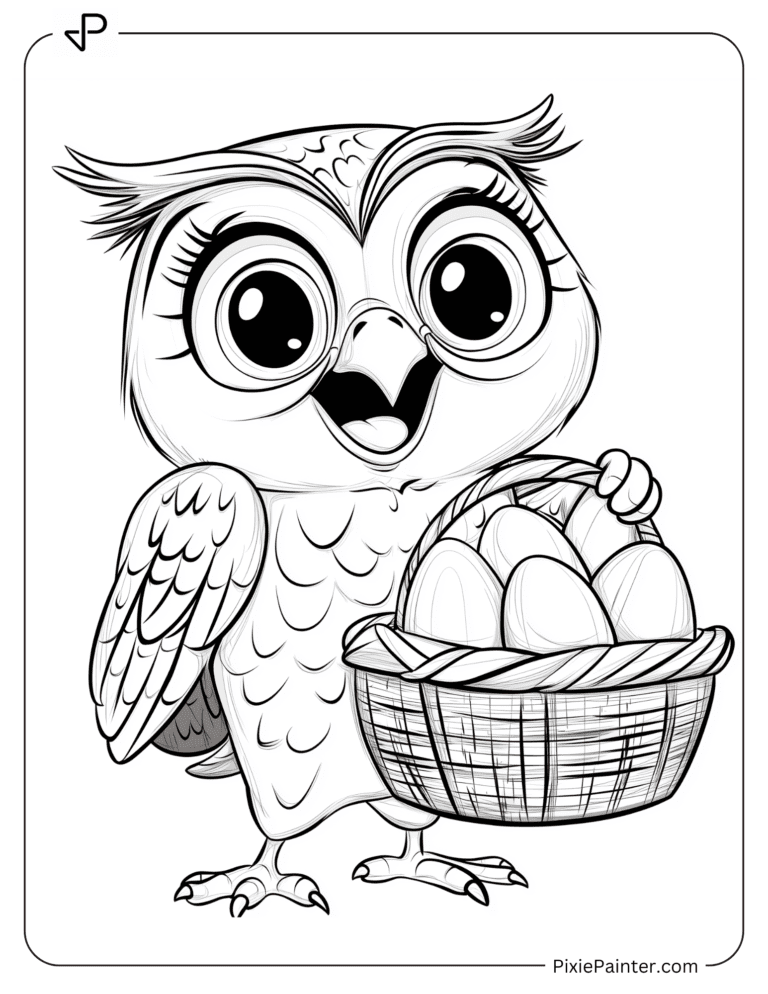 49 Owl Coloring Pages [Free PDFs] - Pixie Painter