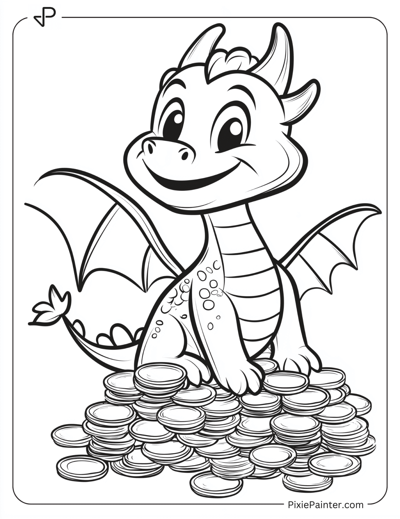 31 Chinese New Year Coloring Pages Dragon [Free PDFs] - Pixie Painter