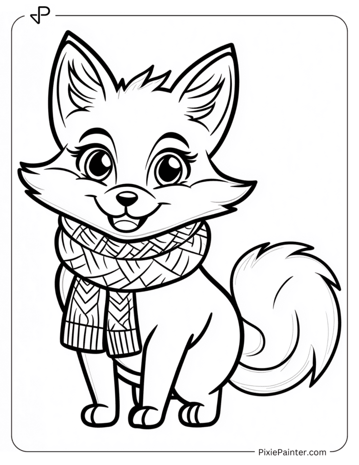 30 Winter Animal Coloring Pages [Free PDFs] - Pixie Painter