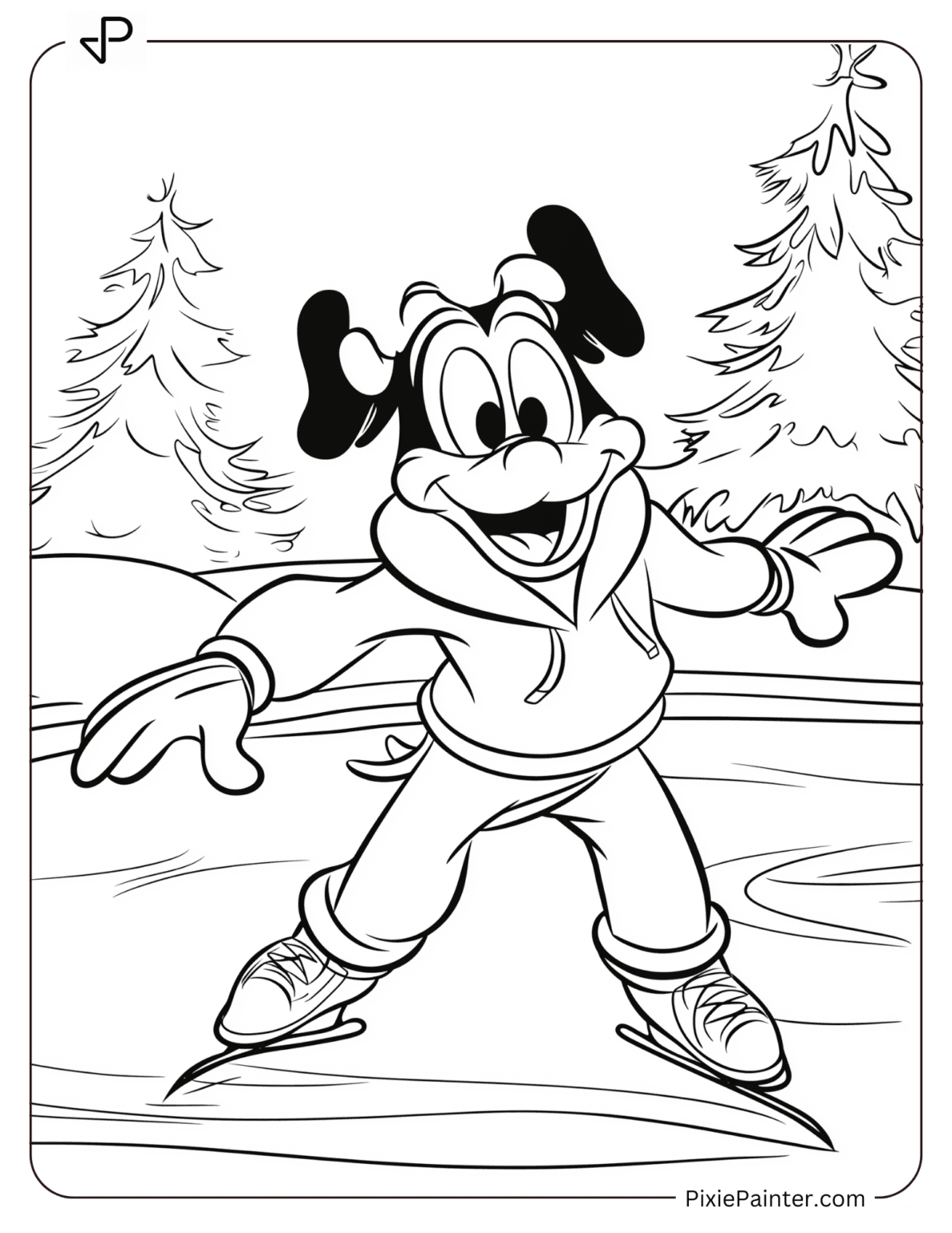 28 Winter Disney Coloring Pages [Free PDFs] - Pixie Painter