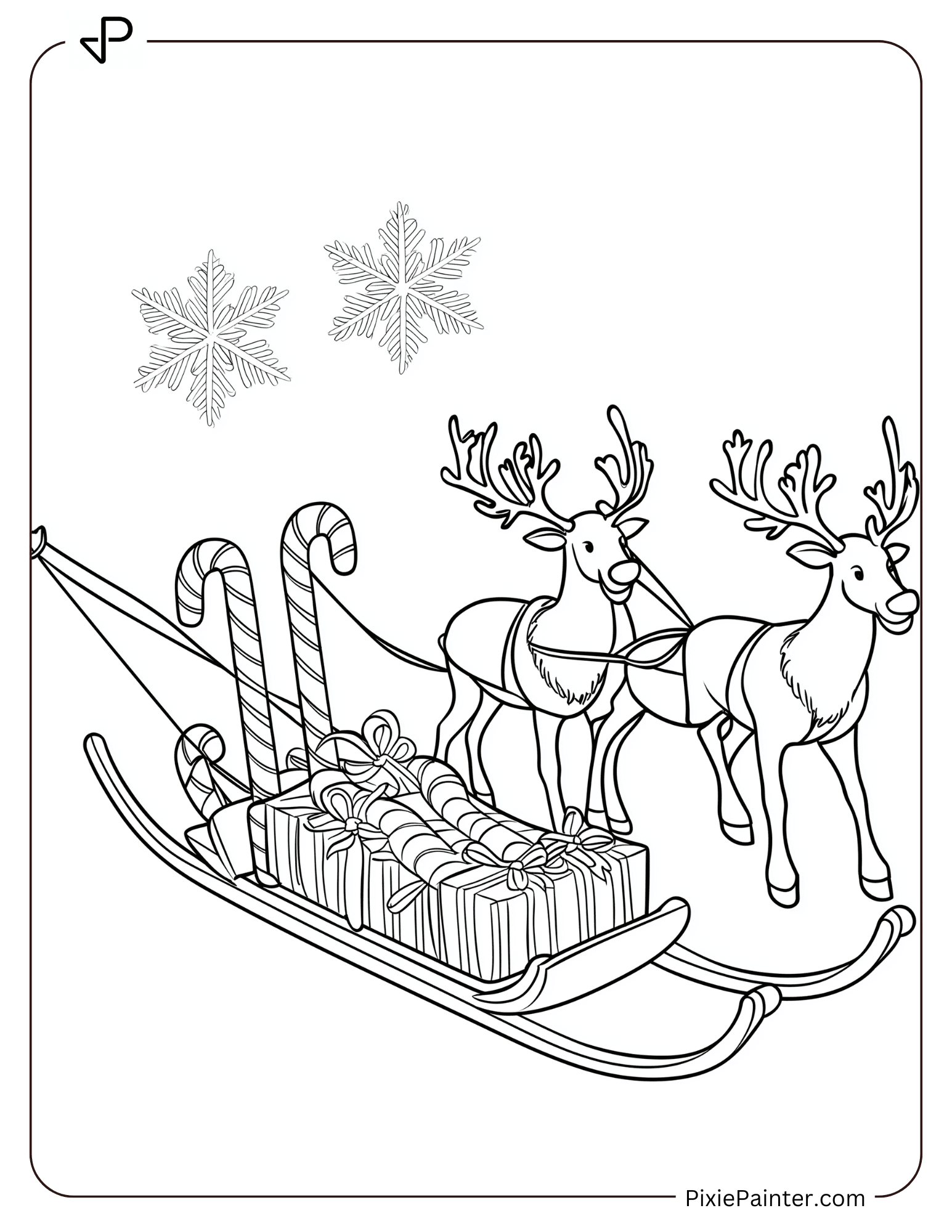 36 Christmas Candy Cane Coloring Pages [Free PDFs]