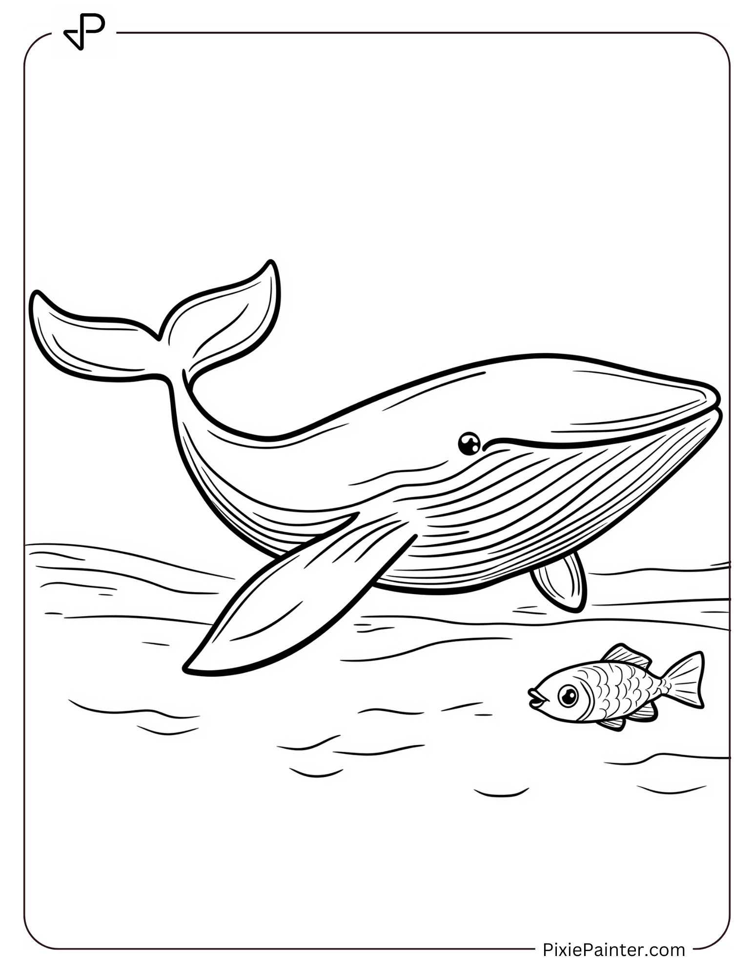 32 Whale Coloring Pages [Free PDFs] - Pixie Painter