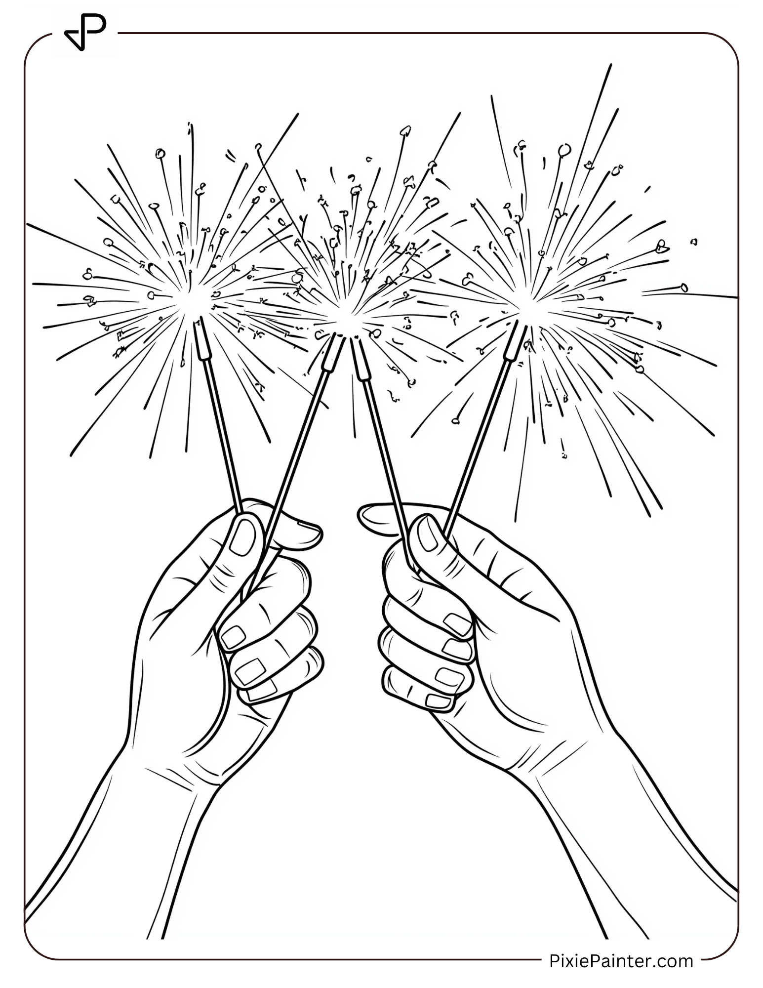 29 New Year's Eve Coloring Pages [Free PDFs] - Pixie Painter