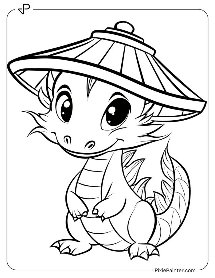 31 Chinese New Year Coloring Pages Dragon [Free PDFs] - Pixie Painter
