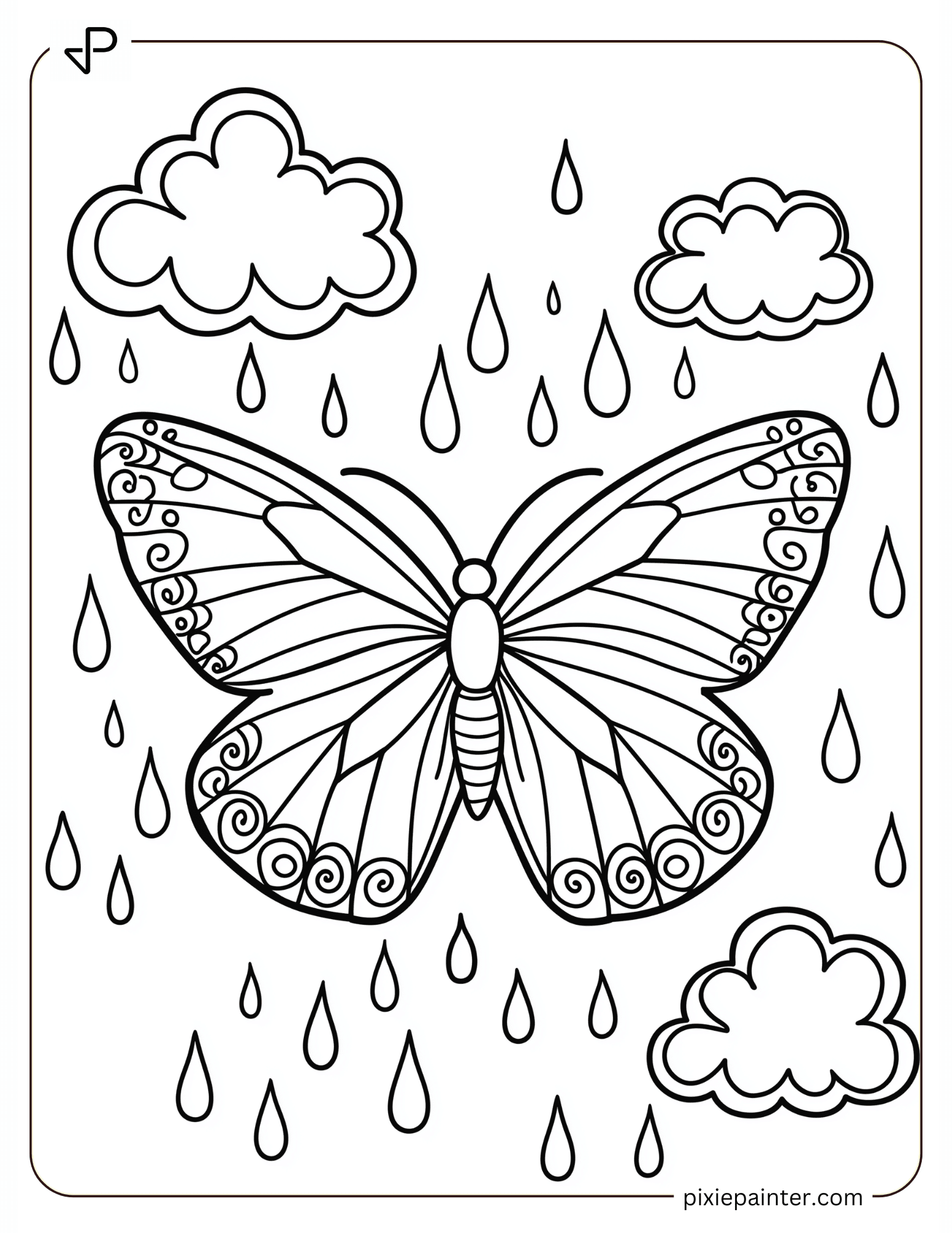 31 Butterfly Coloring Pages for Kids [Free PDFs] - Pixie Painter