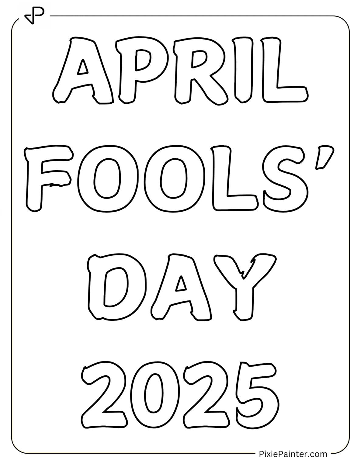 36 April Fools Day Coloring Pages [Free PDFs]