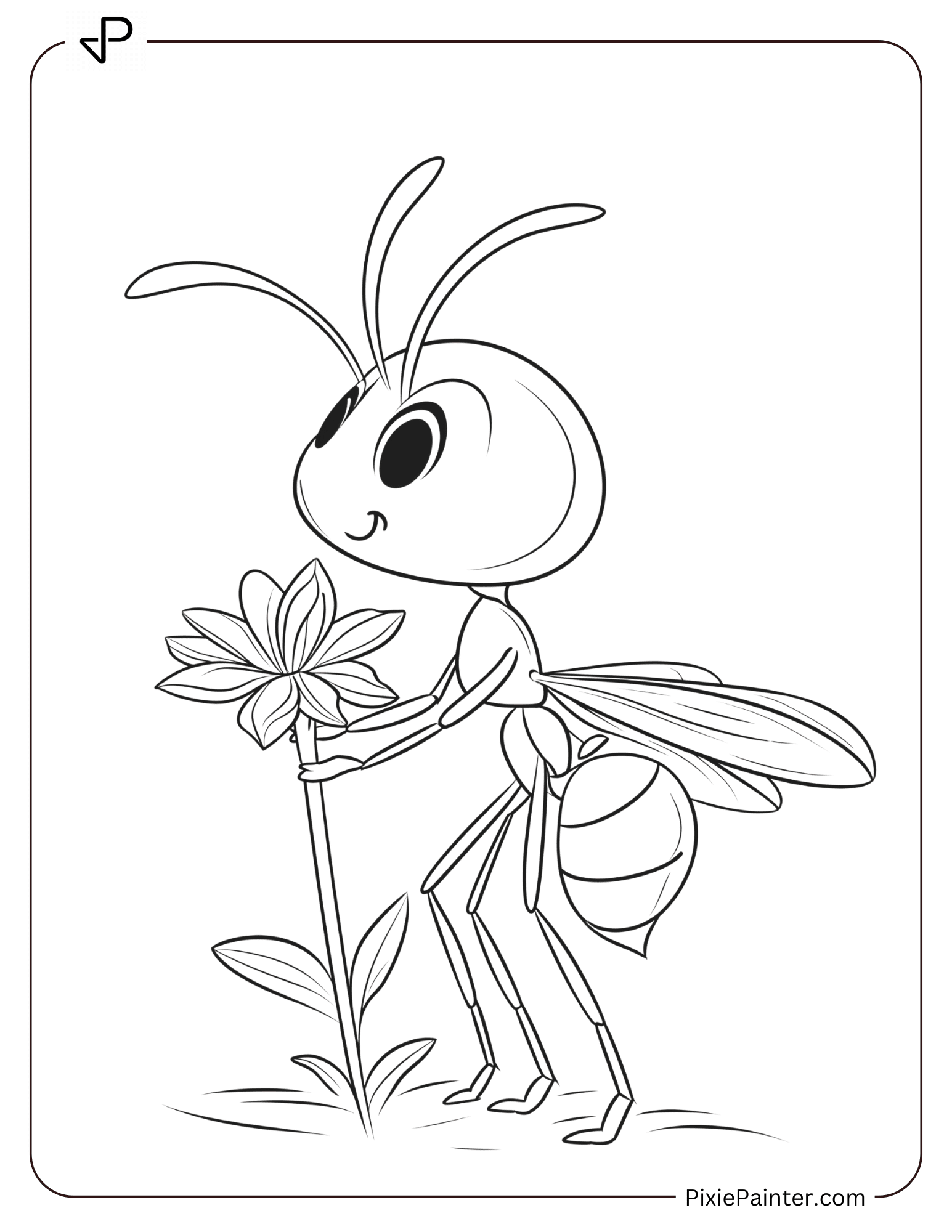 37 Ant Coloring Pages [Free PDFs] - Pixie Painter