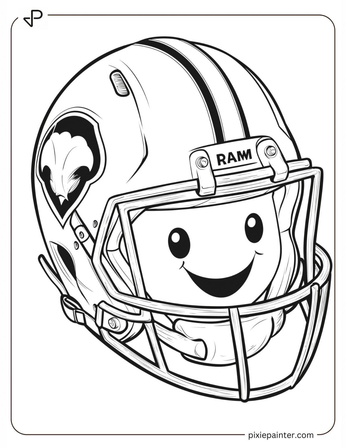 20 Los Angeles Rams Coloring Pages [Free PDFs] - Pixie Painter