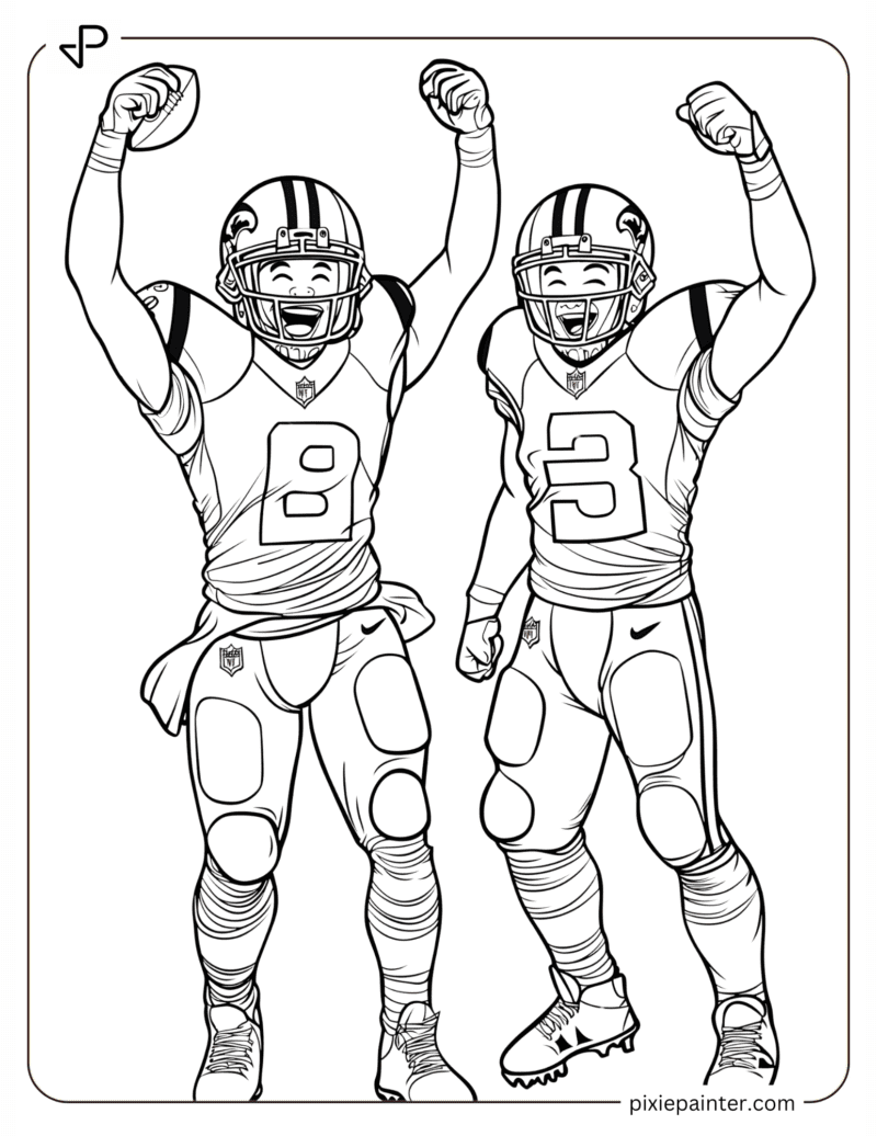20 Los Angeles Rams Coloring Pages [Free PDFs] - Pixie Painter