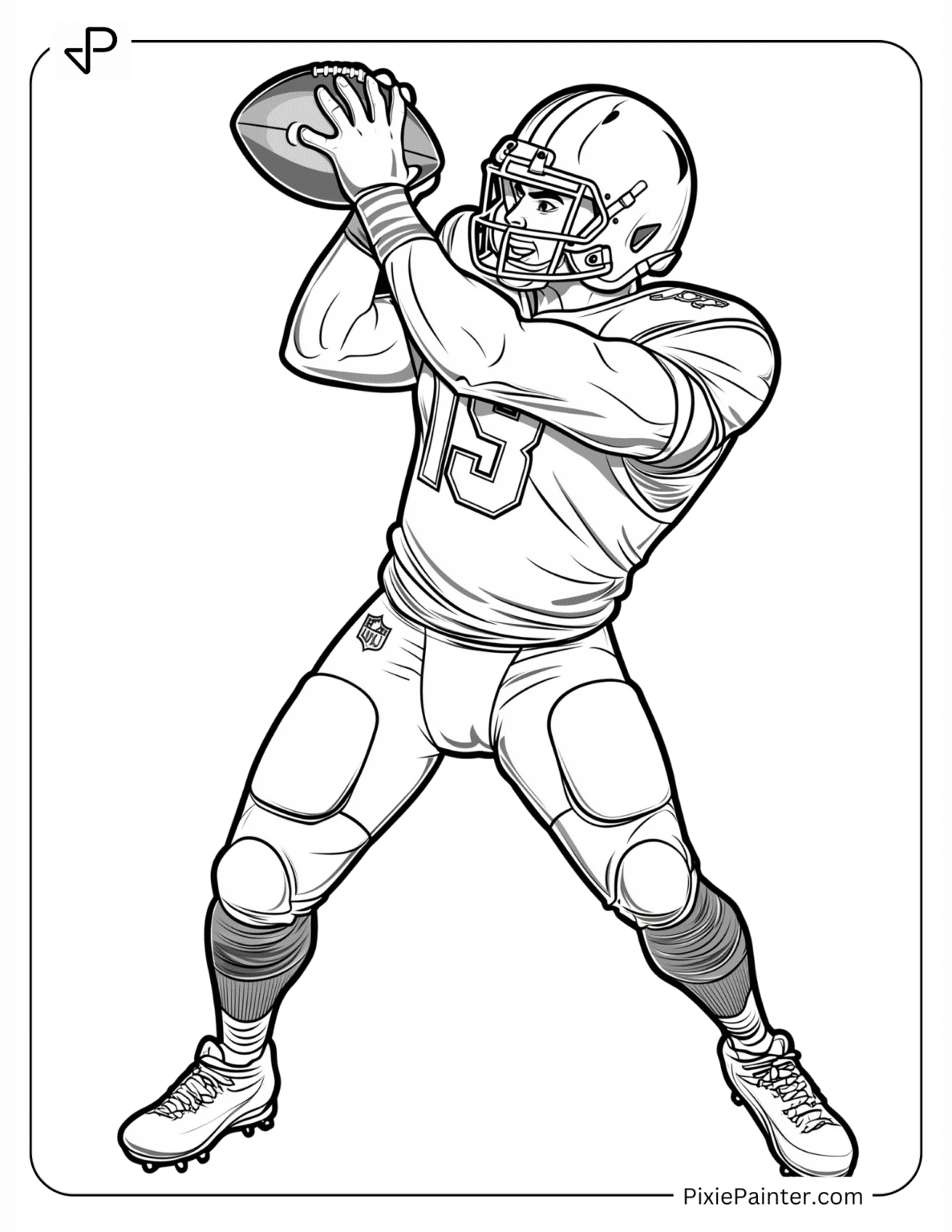 24 Super Bowl Coloring Pages [Free PDFs]