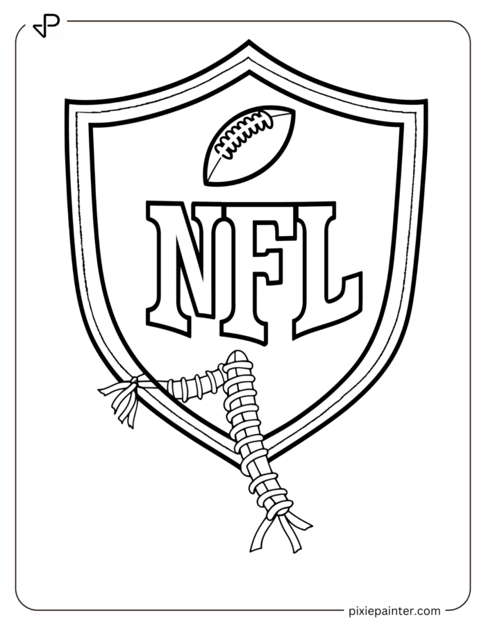 30 NFL Logo Coloring Pages [Free PDFs] - Pixie Painter