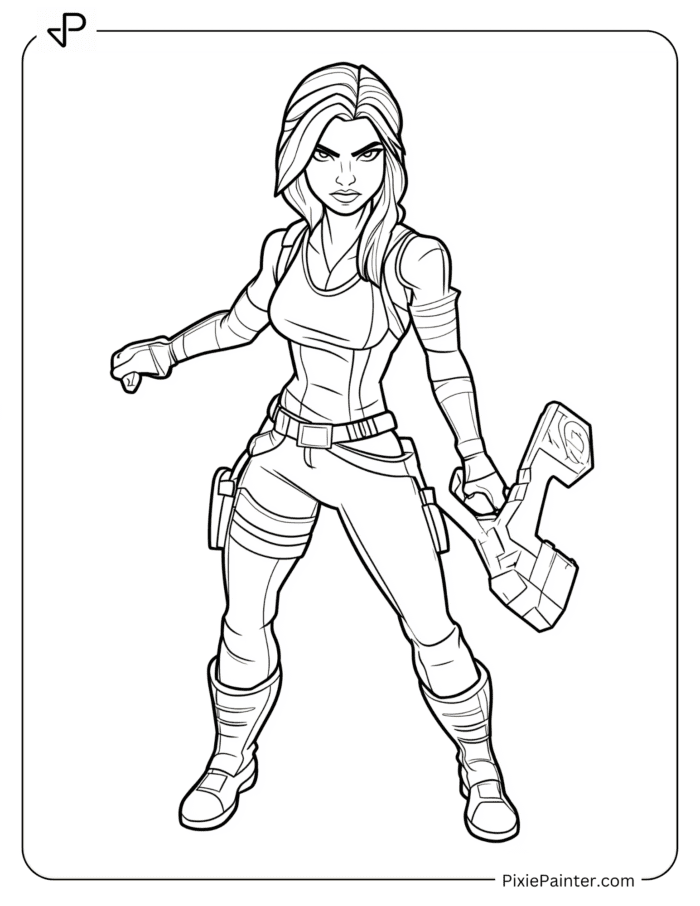 30 Fortnite Coloring Pages [Free PDFs] - Pixie Painter