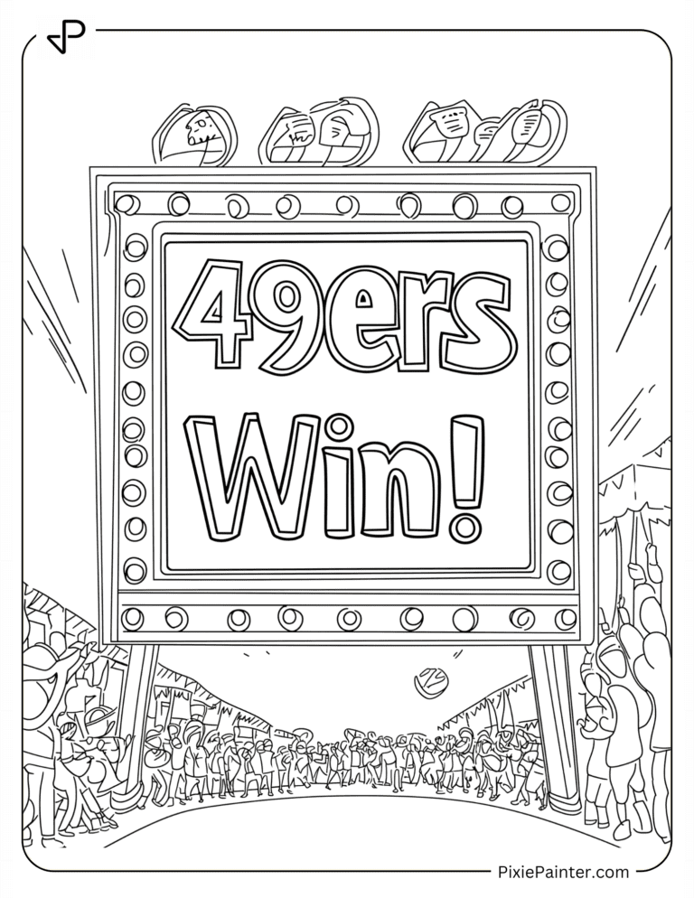 22 Printable 49ers Coloring Pages [Free PDFs]