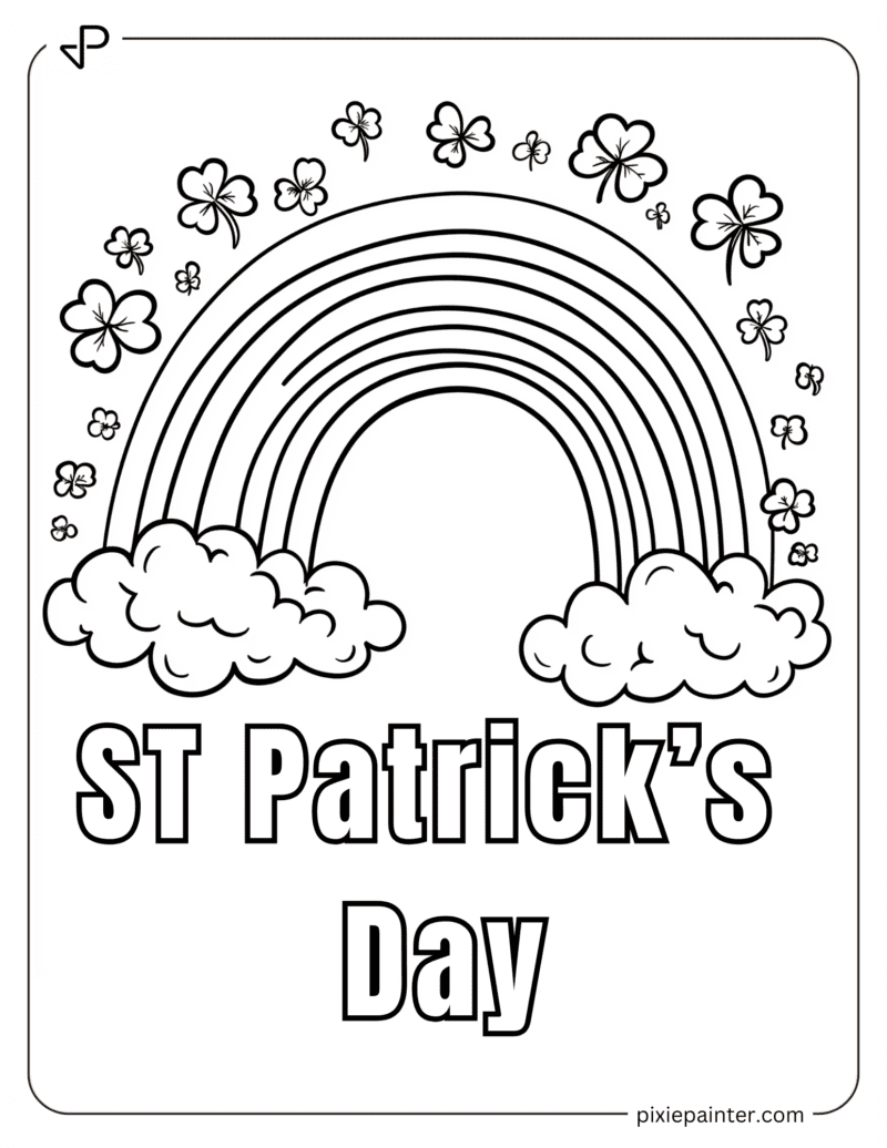 26 St. Patrick's Day Coloring Pages [Free PDFs] - Pixie Painter